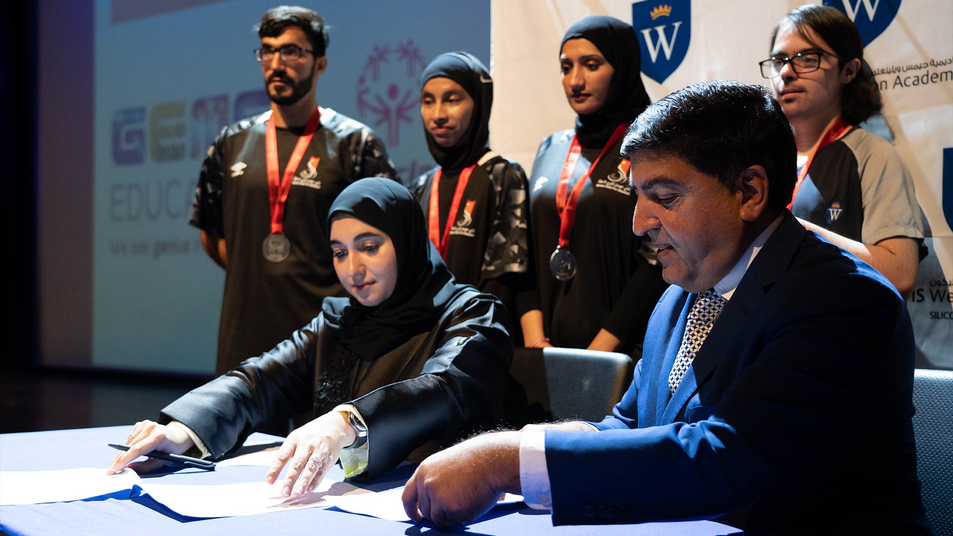 Unified Badminton + GEMS Education MOU